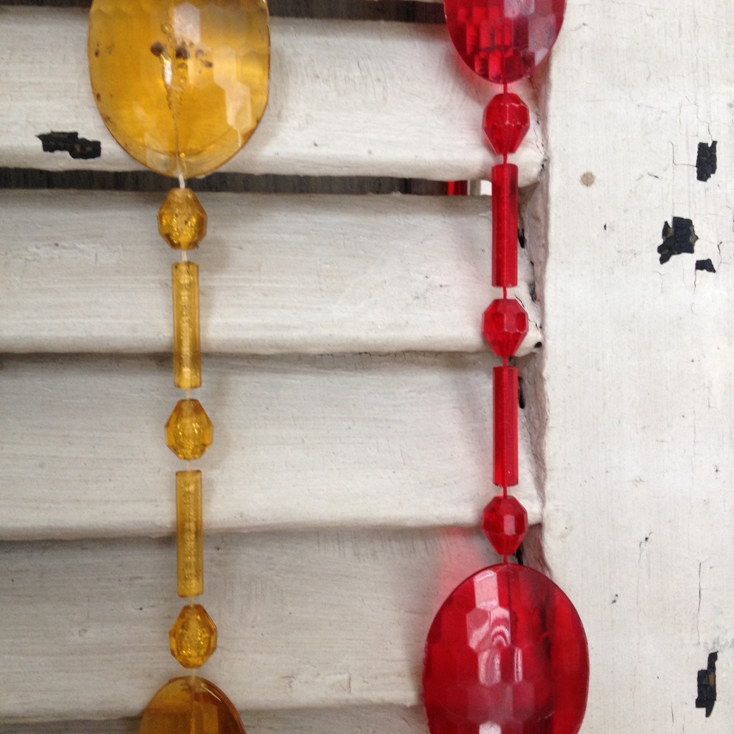 LOt of 40 strands 1960 s hippie doorway beads vintage beads