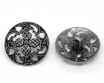 Metal shank button | Etsy