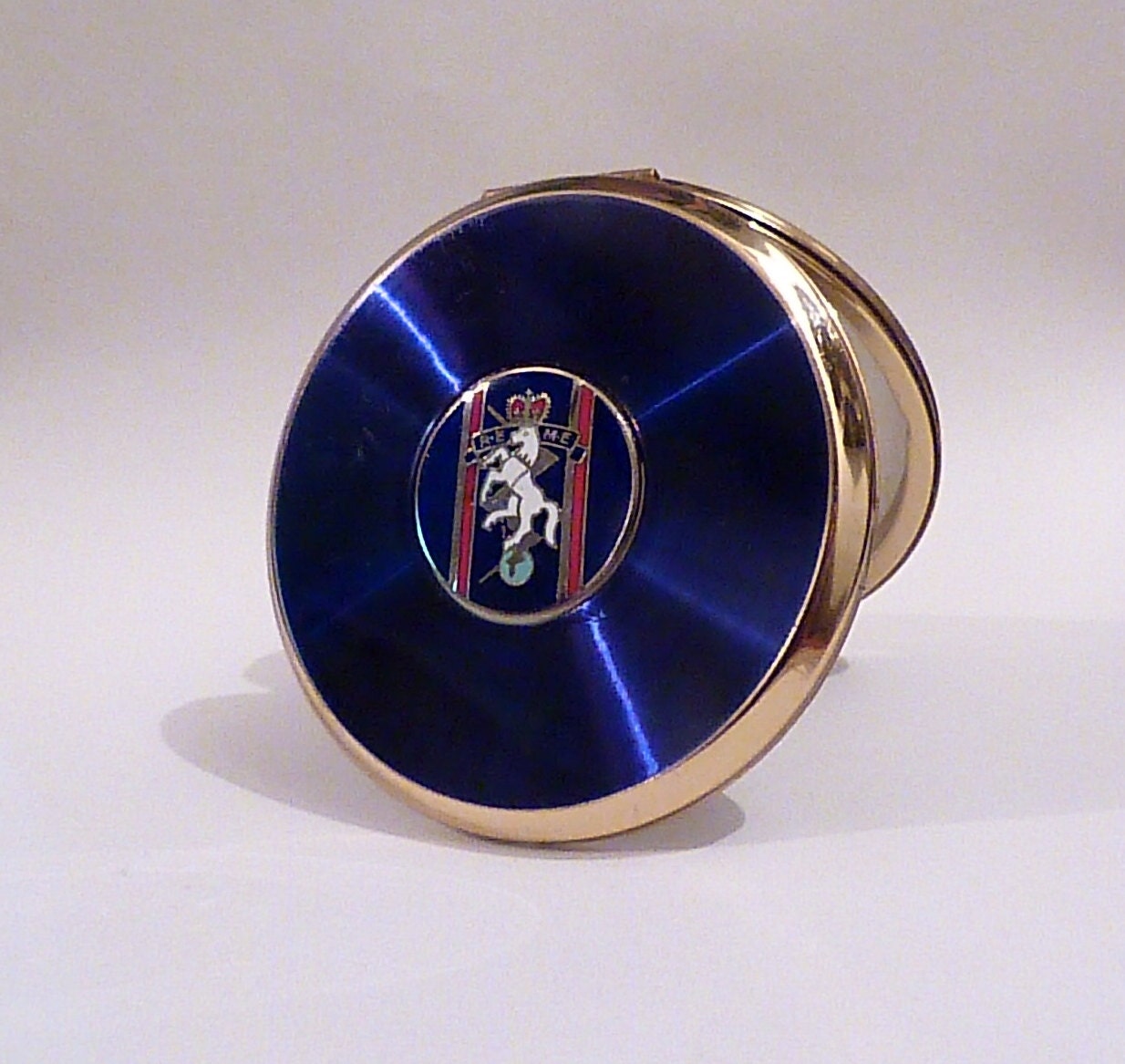 Vintage compacts R. E. M. E. compact mirror Royal Electrical and ...