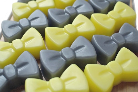 50 Bow Soap / Bowtie Soap / Bow Tie Soap / Party by SkyRainSoap