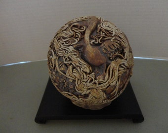 African Fertility Pipe Tribal Art Ritual Smoking by joansfinds