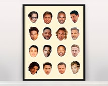 Popular items for celebrity posters on Etsy