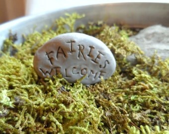 Clay welcome sign | Etsy