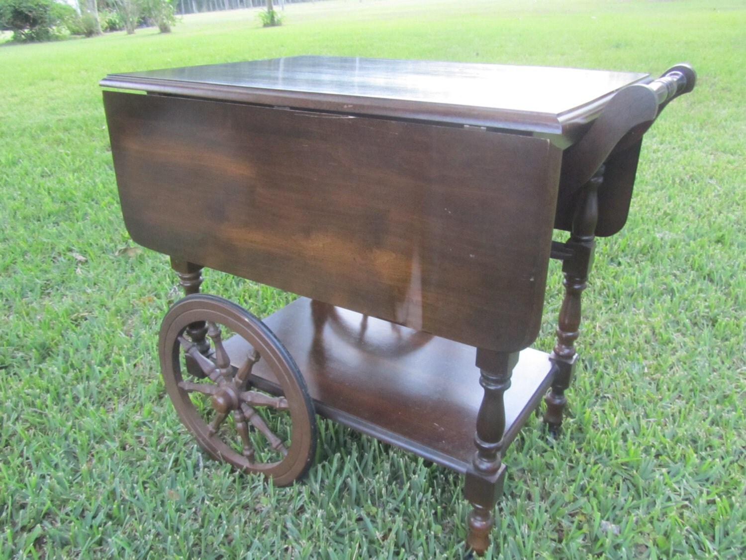 Mid Century Bar Cart, Tea Trolley, Retro Furniture, Home Bar, Solid ...