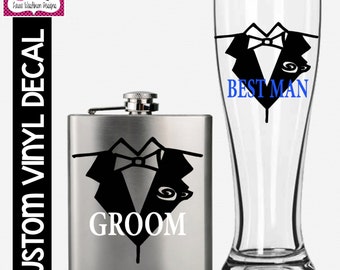 Groomsman sticker | Etsy