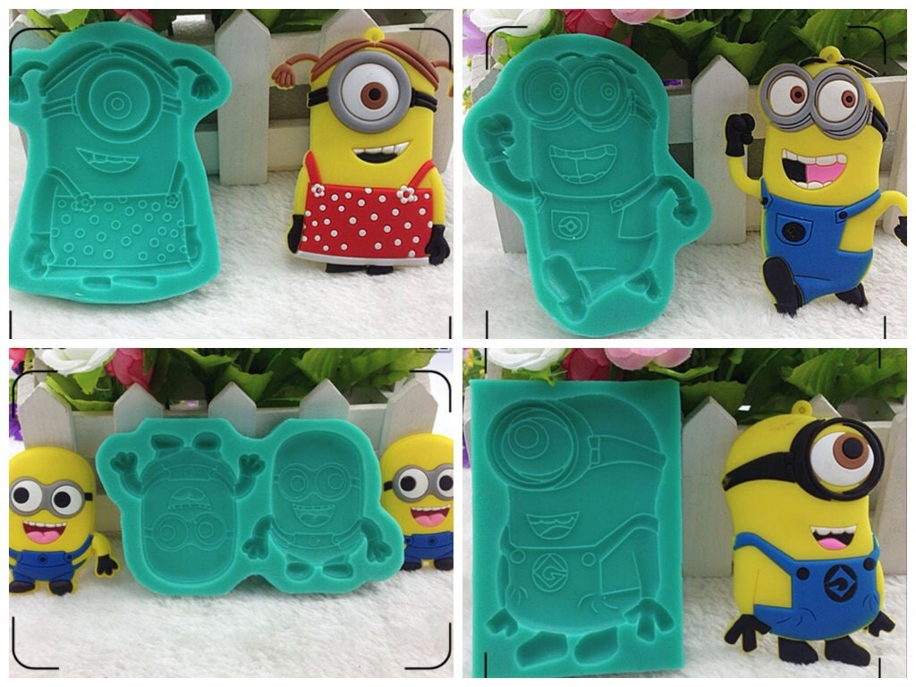 Minions cake mold Girl Minions Cookies Jelly mold Minion