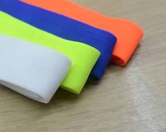 1.5 inch 38mm White Plush Elastic Soft Elastic Band