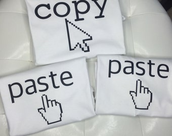 Copy paste shirts | Etsy