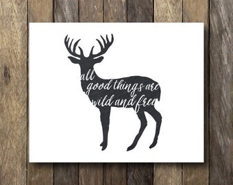 All Good Things Are Wild and Free Buffalo by TheLionAndTheLark