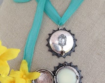 Popular items for solid perfume locket on Etsy