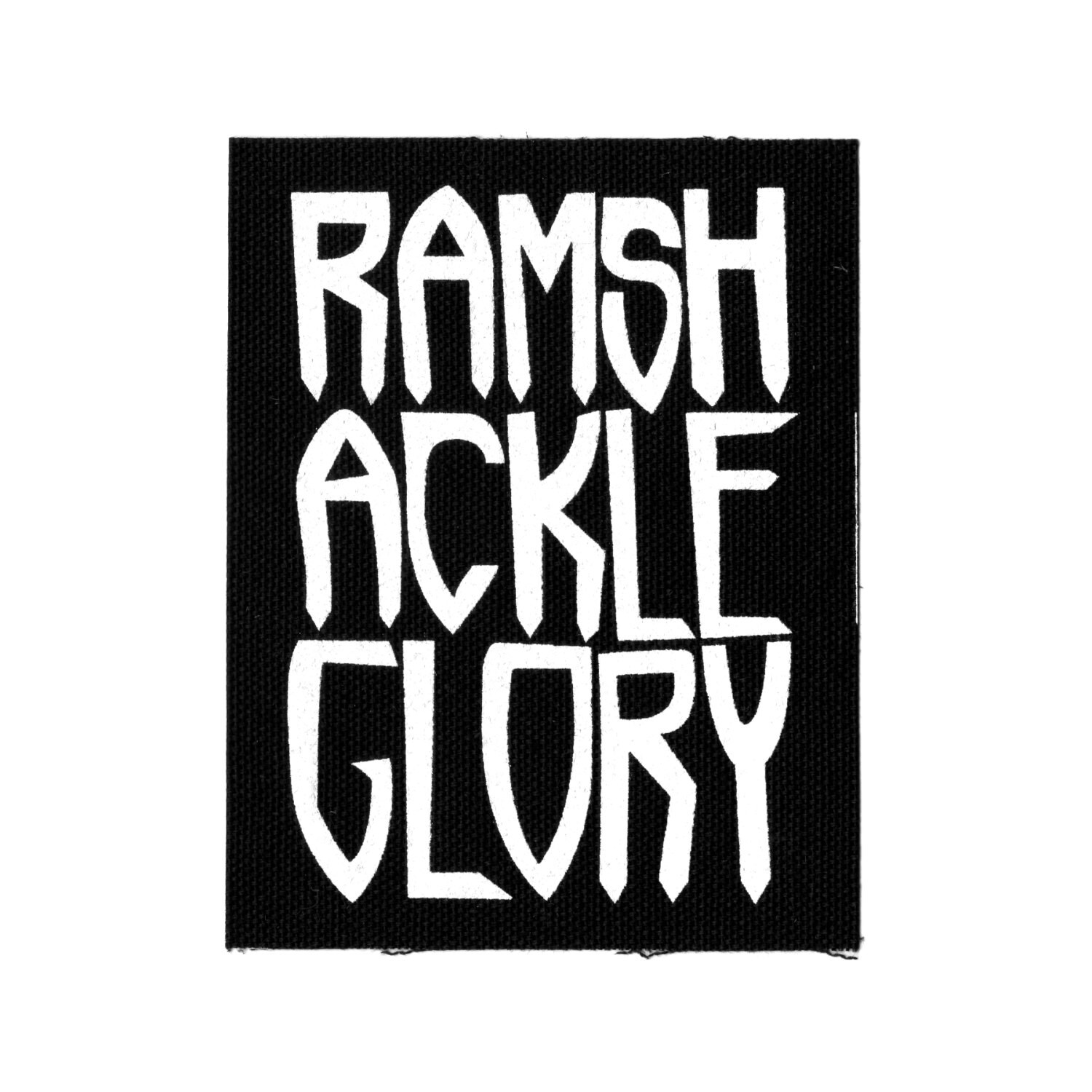 RAMSHACKLE GLORY Patch Folk Punk Pat The Bunny Johnny Hobo And