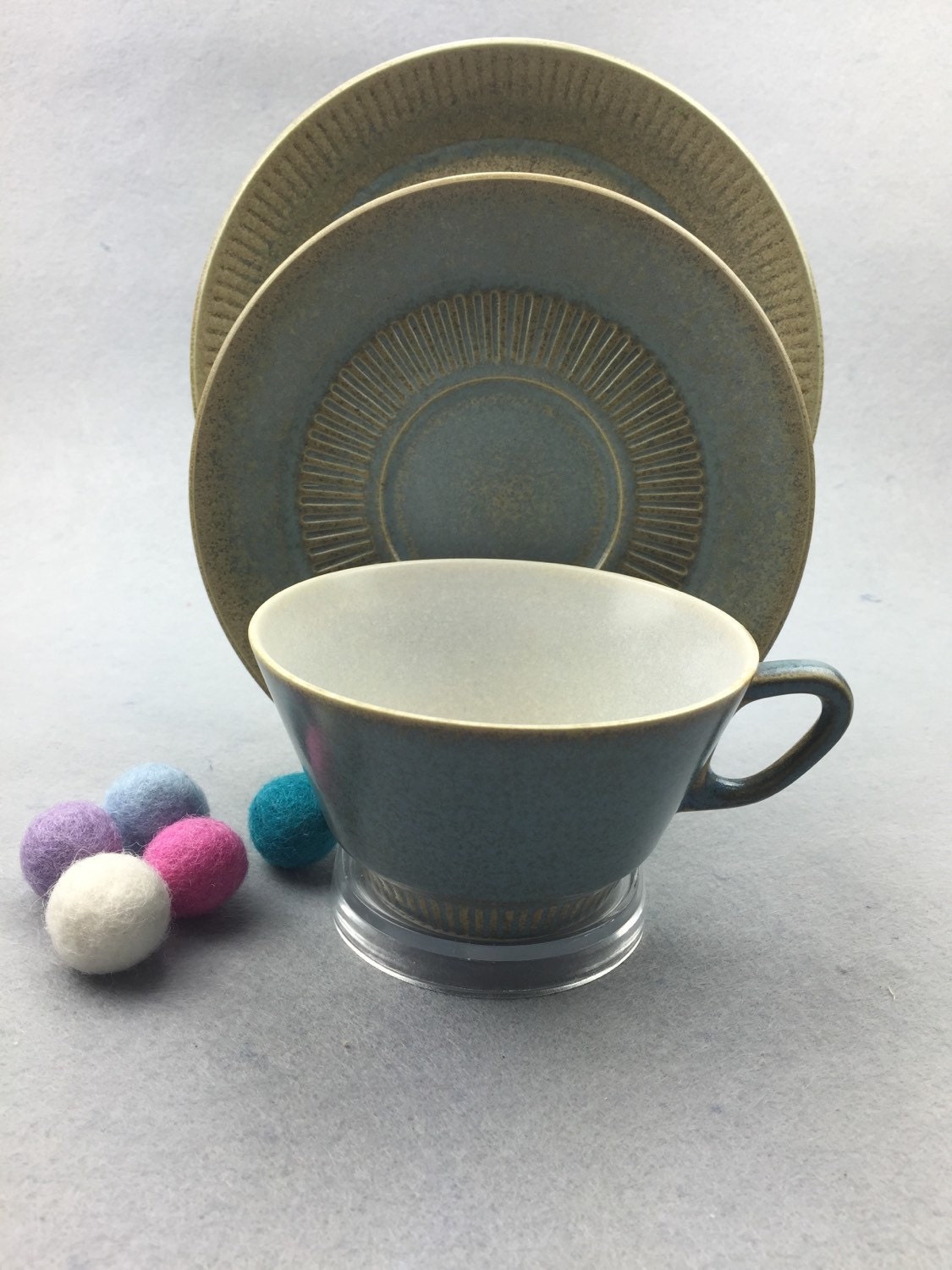 Knabstrup Denmark – Tea trio set – Designed by Johannes Hansen – Danish ...