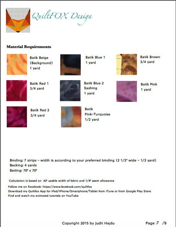 Quilt Pattern Spinning Stars in Gold and Maroon finished