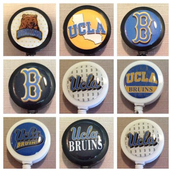 Ucla Bruins ID Badge Name Tag Holder Retractable Reel Perfect