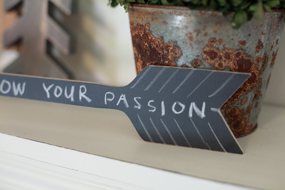 Chalkboard Arrow Cutout Scroll Cut Arrow Aztec by 302WoodWorks