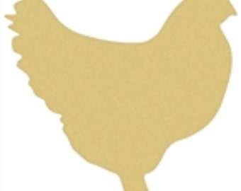 Chicken cutouts | Etsy