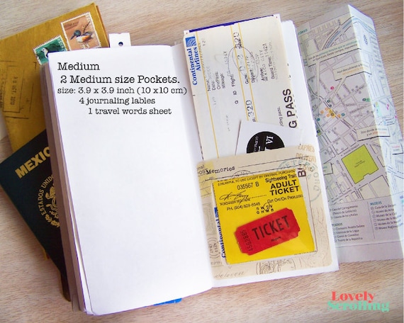Travel Journal pockets