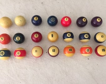 Vintage pool ball | Etsy