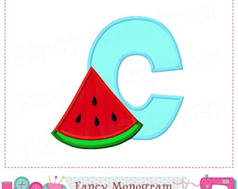 Letter c applique | Etsy