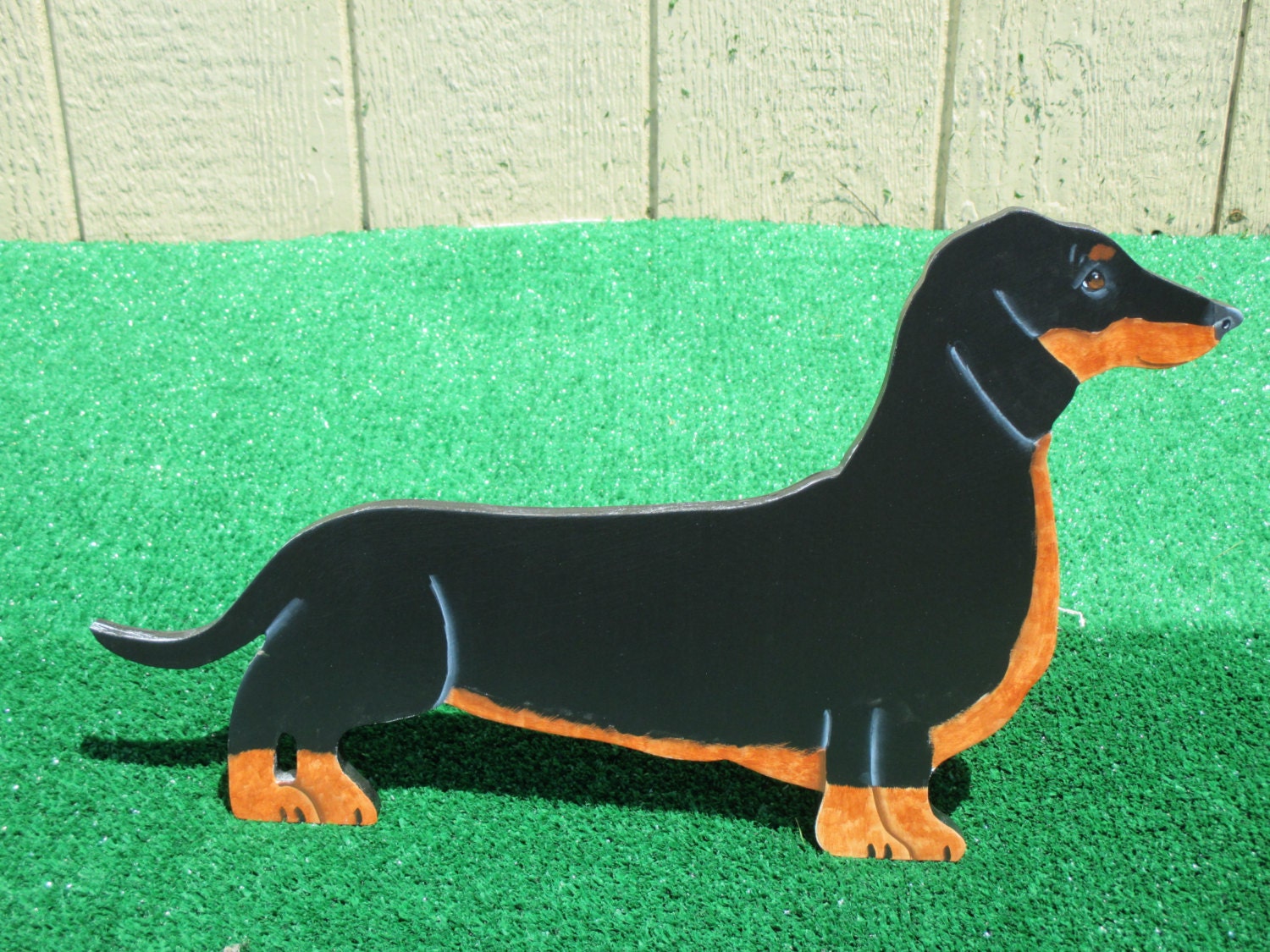 Dachshund Yard Sign by AnnsBrushstrokes on Etsy