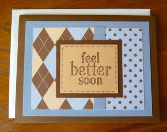 Get well soon men | Etsy