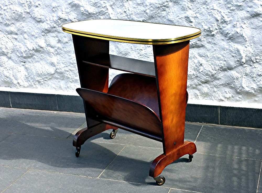 50s Vintage Magazine Rack / Newspaper Stand – Haute Juice