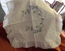 Popular items for embroidered pillow on Etsy