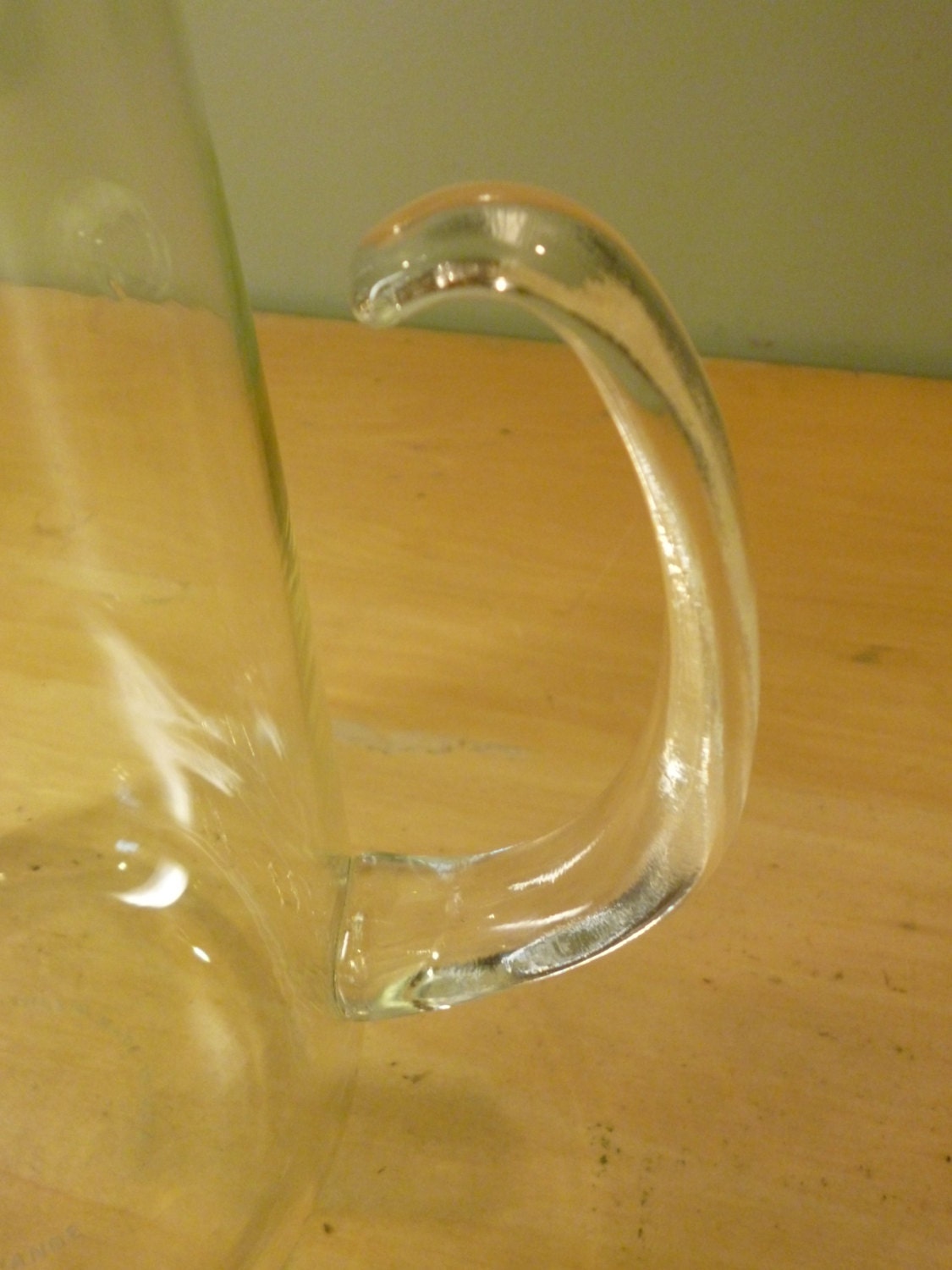 Vintage Pyrex Pitcher Clear Glass with Open Handle similar