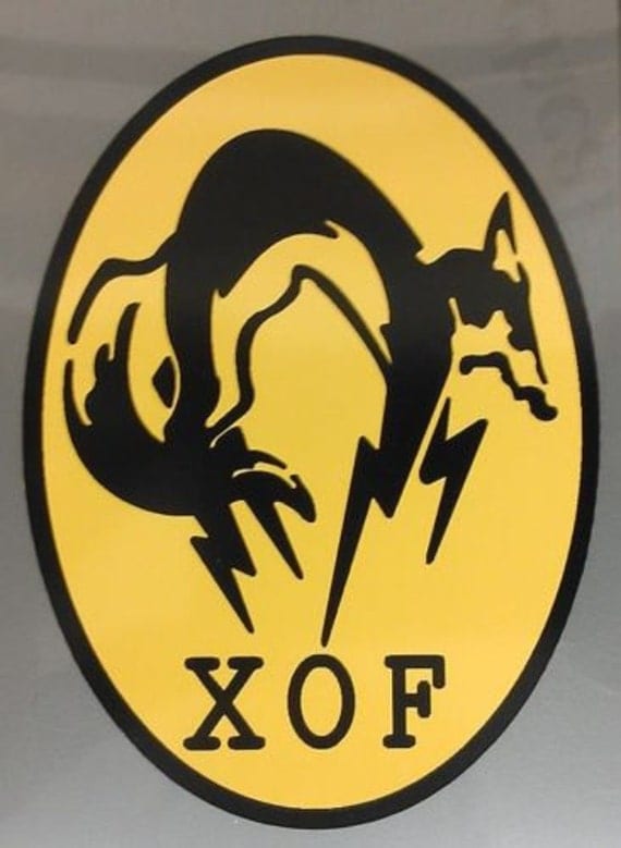 XOF Metal Gear Solid V Ground Zeroes sticker decal MGSV:GZ