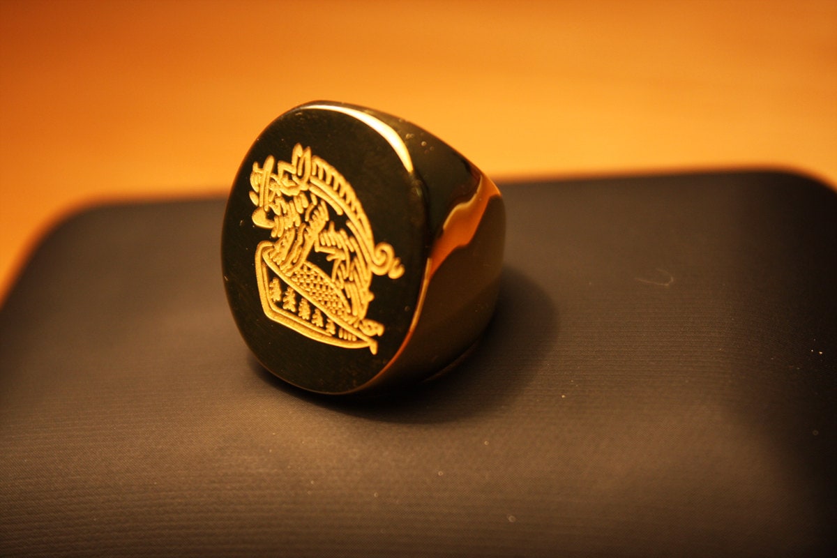 KingsMan Ring / Personalized / Signature / Engraving