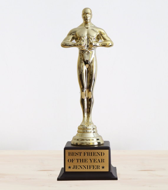 Best Friend of the Year Trophy Custom Trophy Best by bestgiftbox