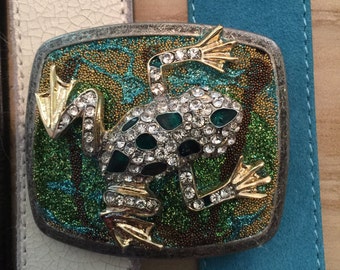 Frog belt buckle | Etsy