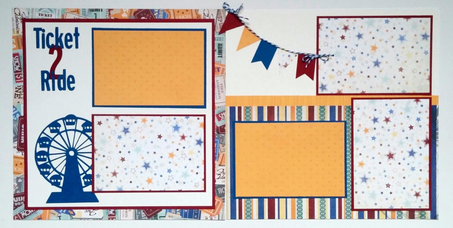 Premade 12x12 scrapbook layout 12x12 premade by ohioscrapper