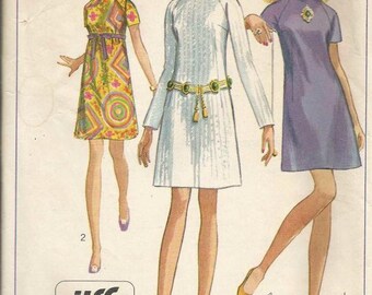 Funnel neck dress | Etsy