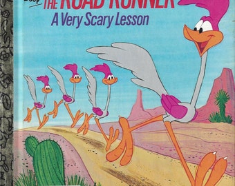 Items similar to ROAD RUNNER A Very Scary Lesson - 1974 Little Golden ...
