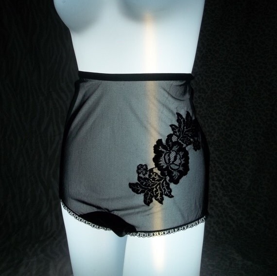 Vintage Vanity Fair Panties 50s Nylon Double Nylon Mushroom
