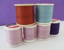 Popular items for old thread spools on Etsy