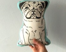 Popular items for pug stuffed animal on Etsy