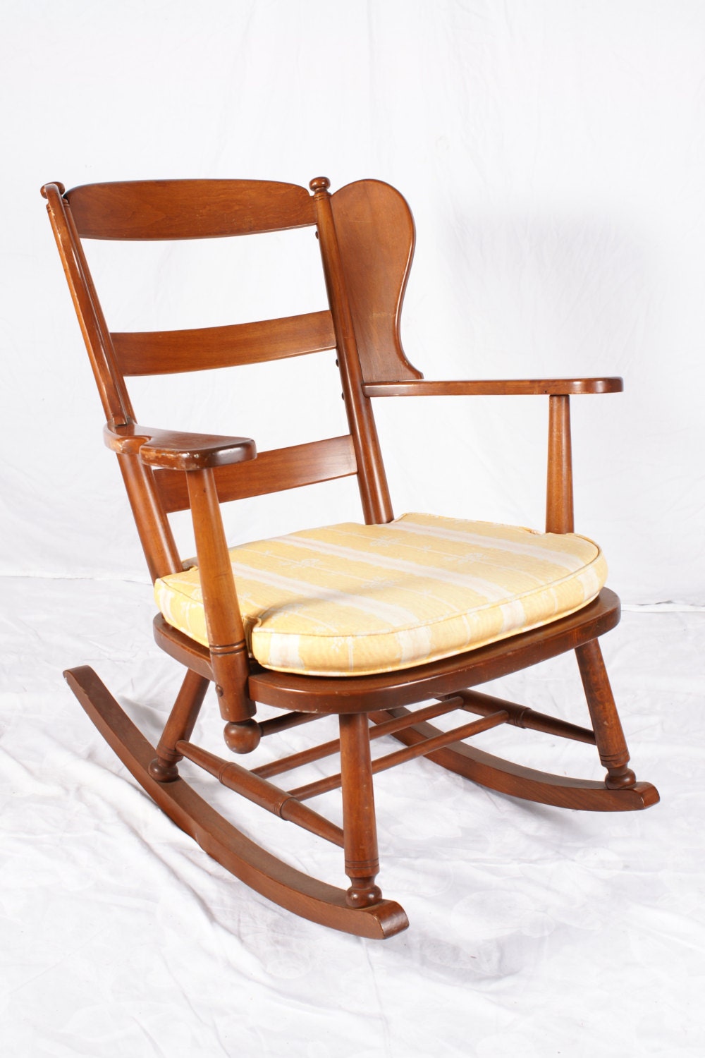 Wing Back Maple Rocking Chair – Haute Juice
