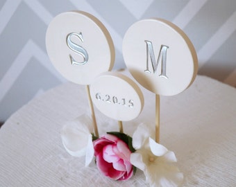 Modern cake topper | Etsy