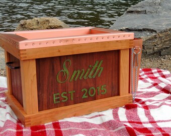CUSTOM HANDMADE COPPER COOLERS by COPPERBOX on Etsy