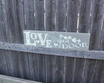 Popular items for love is an open door on Etsy