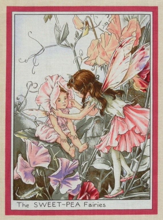The Sweet-Pea Fairies Blossom Fairies Panel Flower by MonikaAustin