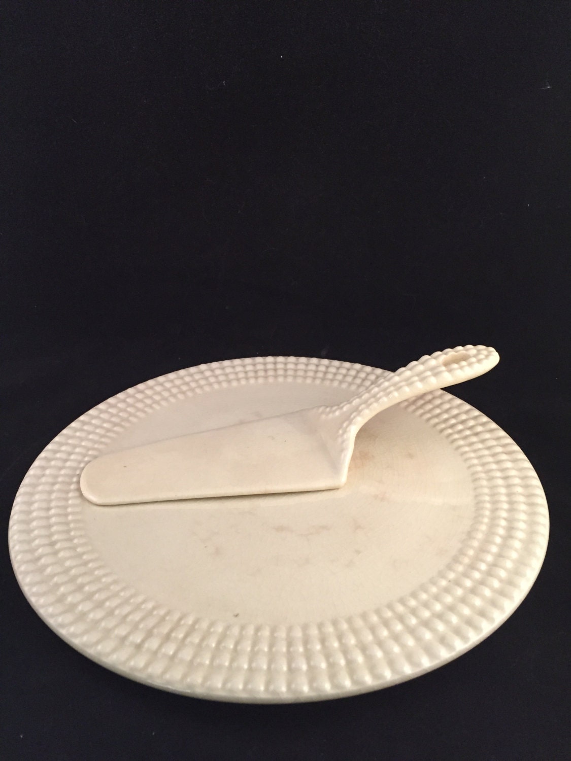 Vintage Maruhon Ware Hopnail Cake Plate and Spatula, Rare – Haute Juice