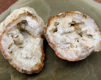 Split geode halves | Etsy