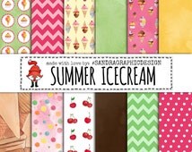 Unique ice cream card related items | Etsy