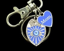 Popular items for police keychain on Etsy