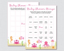 Popular items for under the sea bingo on Etsy