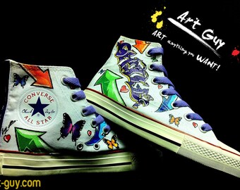 Graffiti shoes | Etsy