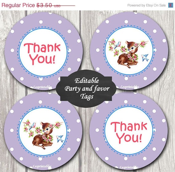 ON SALE-40% DISCOUNT Editable-baby monkey Gift Tags Printables ...